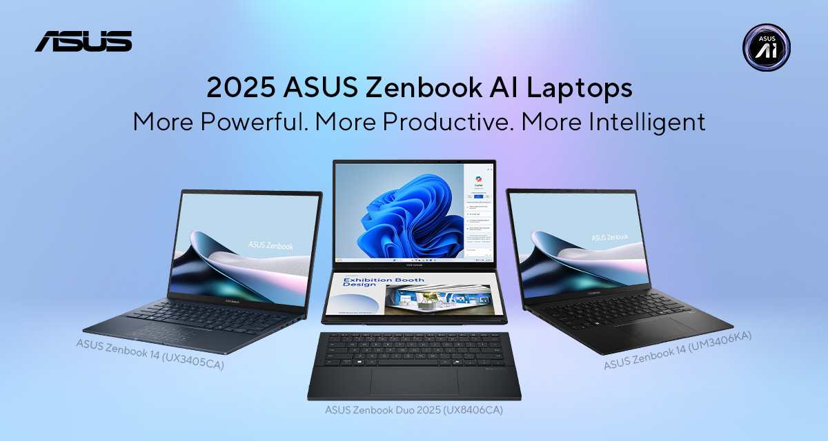 ASUS 2025 Zenbook Series Unvieled: AI-Powered Laptops For Next-Level ...