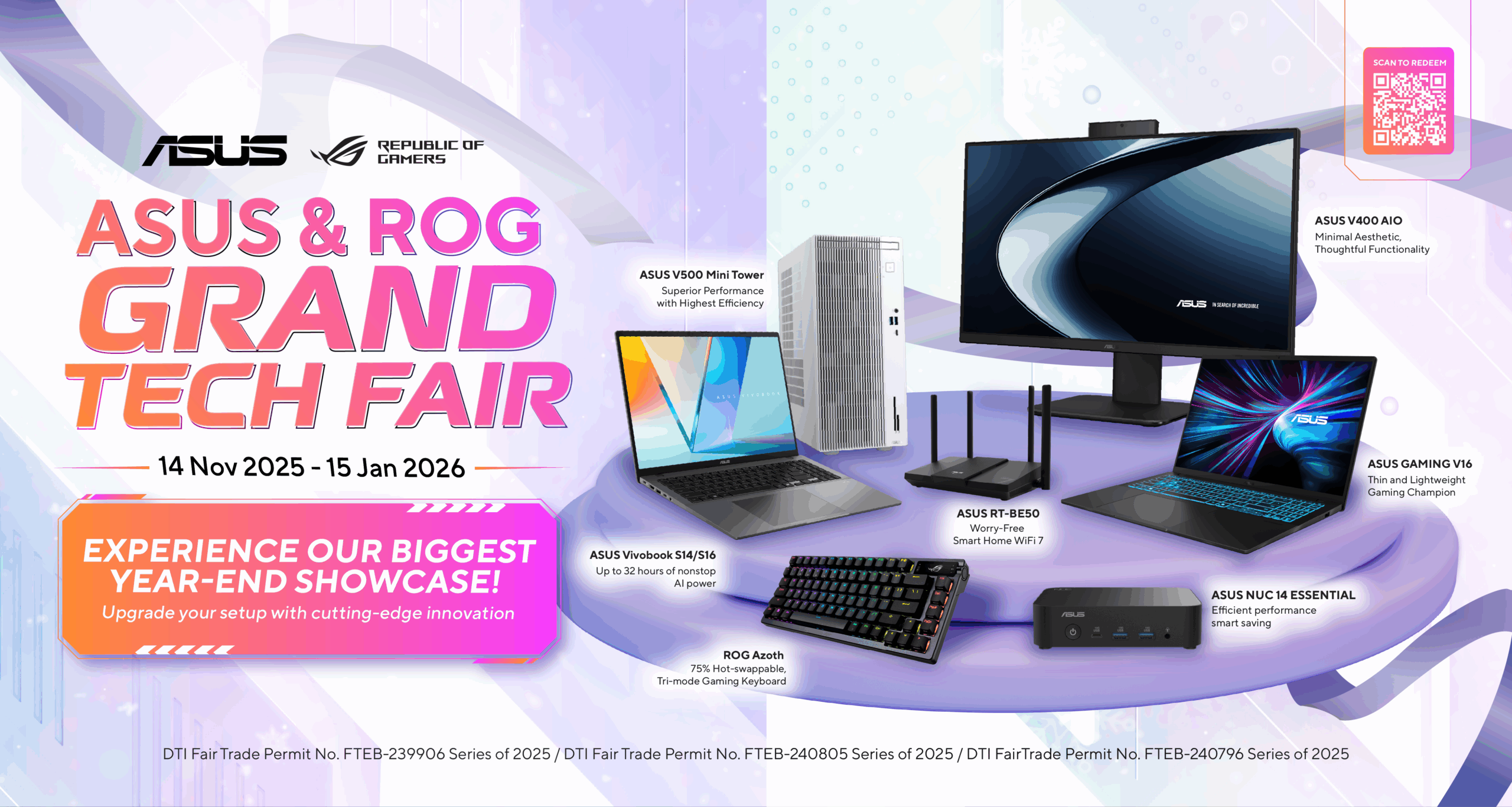 Power Up Your Holidays At The ASUS ROG Grand Tech Fair 2025 ...